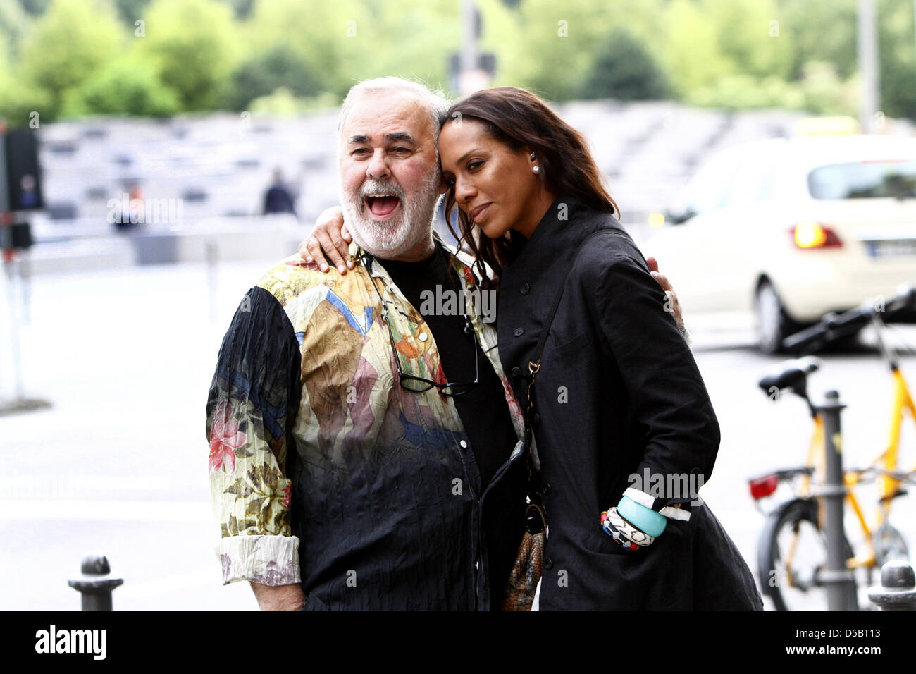 Barbara Becker and Udo Walz arriving at China Club to celebrate Walz's ...
