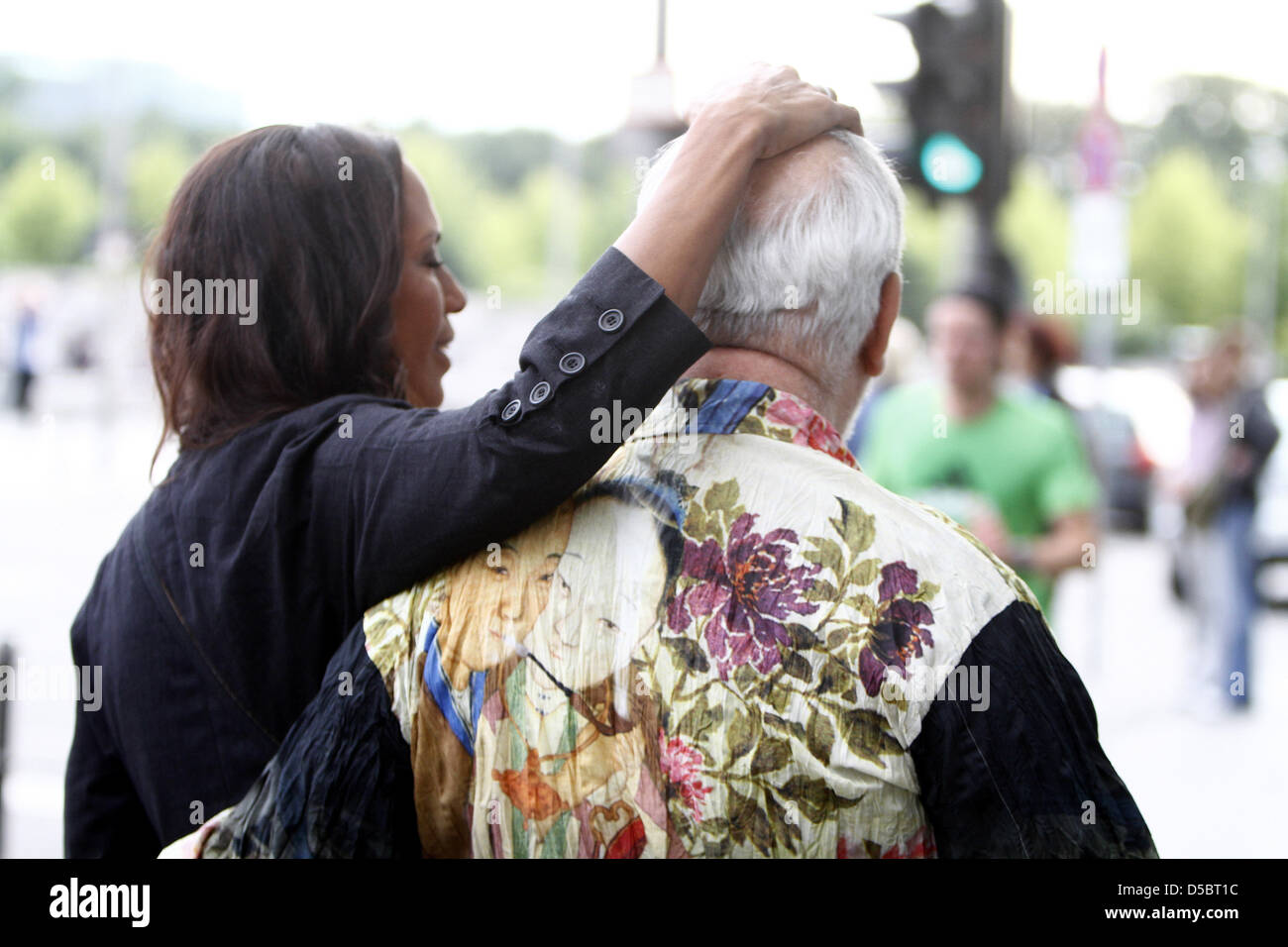 Barbara Becker and Udo Walz arriving at China Club to celebrate Walz's ...