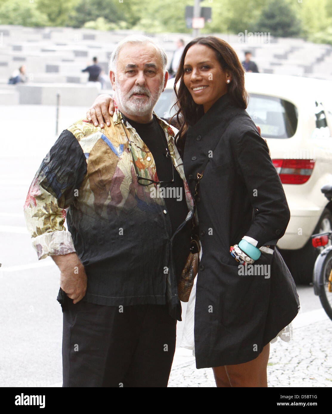 Barbara Becker and Udo Walz arriving at China Club to celebrate Walz's ...