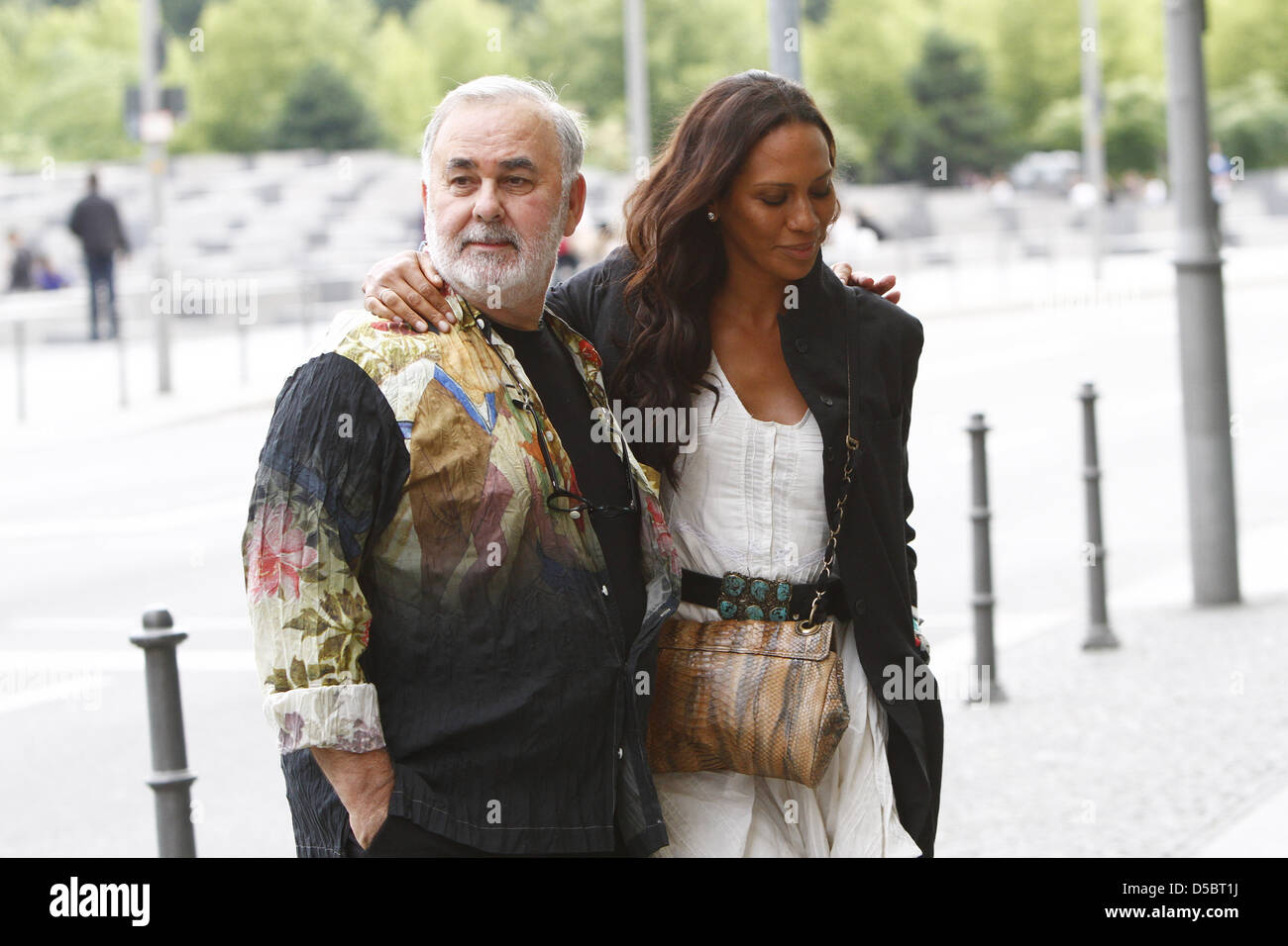 Barbara Becker and Udo Walz arriving at China Club to celebrate Walz's ...