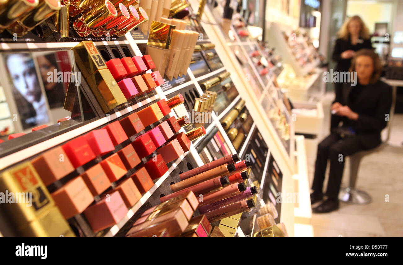 Interior view of a store of German retail group 'Douglas Holding' on ...