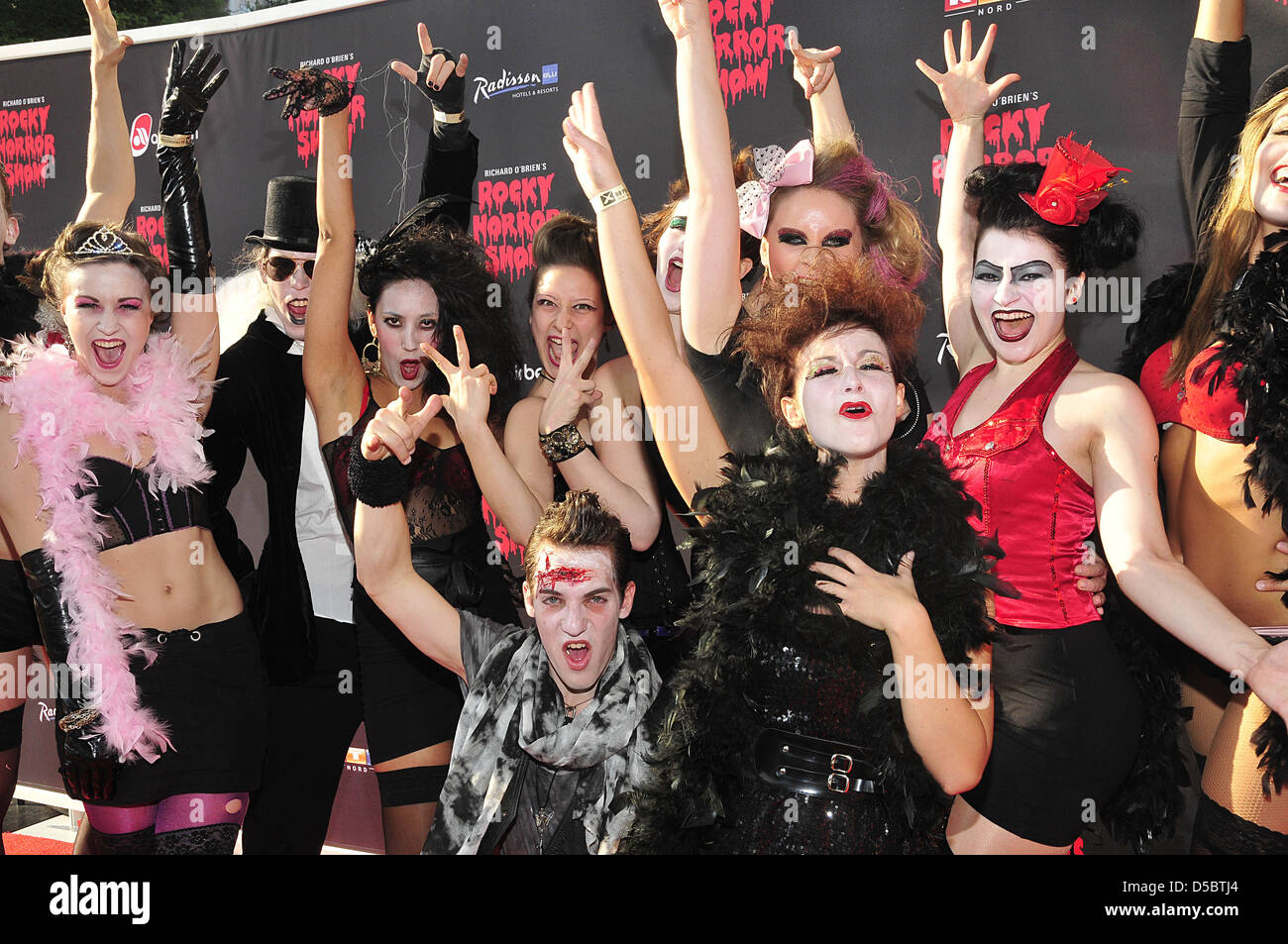 Rocky Horroe Show Guests at the premiere of the musical 'Rocky Horror ...