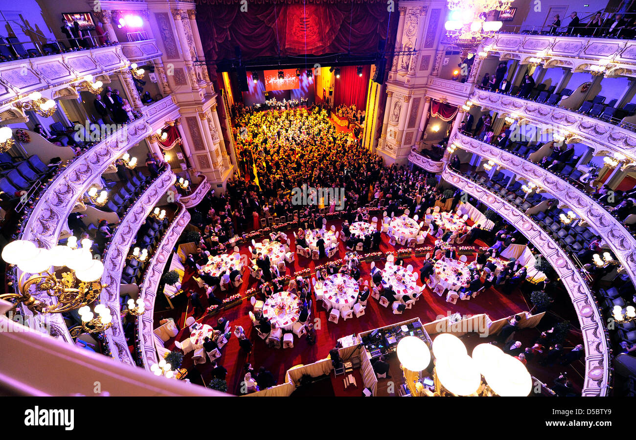 Guests dance during the 5th Semper opera ball in Dresden, Germany, 15 ...