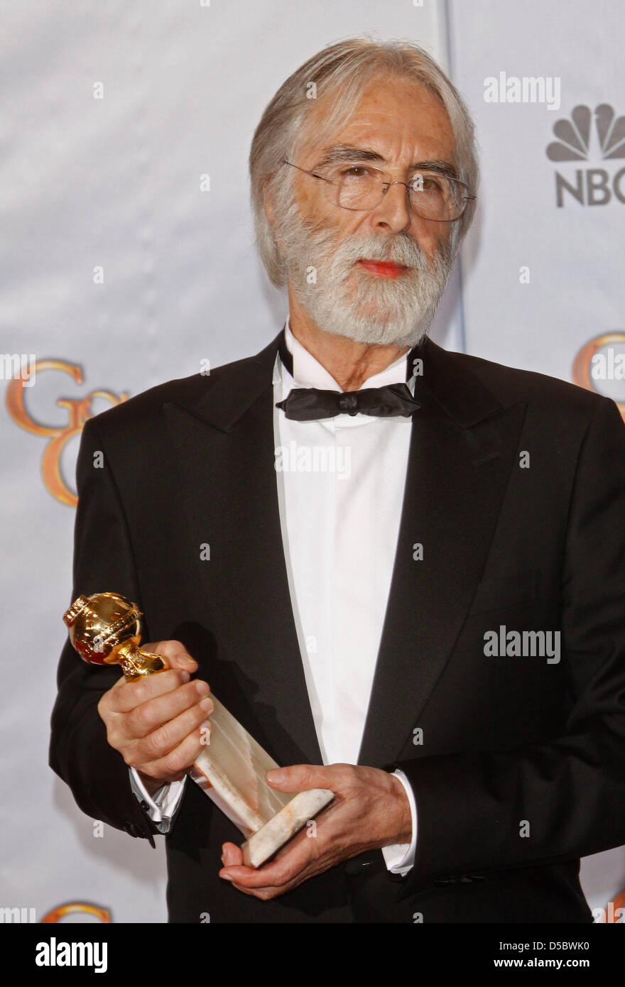 Austrian screenwriter and director Michael Haneke poses with his Best ...