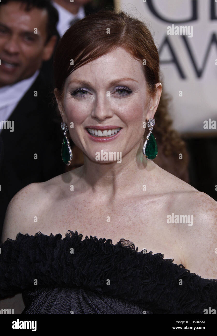 US actress Julianne Moore arrives for the 67th Golden Globe Awards in ...