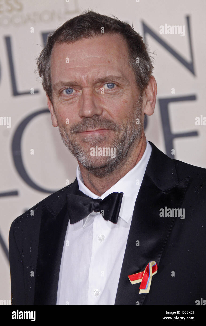 British actor hugh laurie arrives hi-res stock photography and images ...