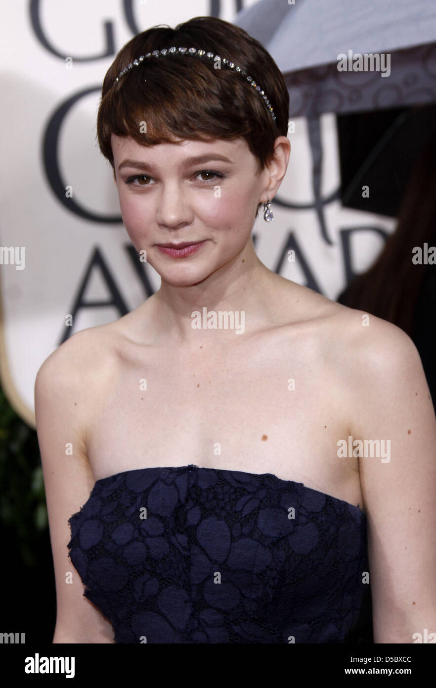 US actress Carey Mulligan arrives for the 67th Golden Globe Awards in ...