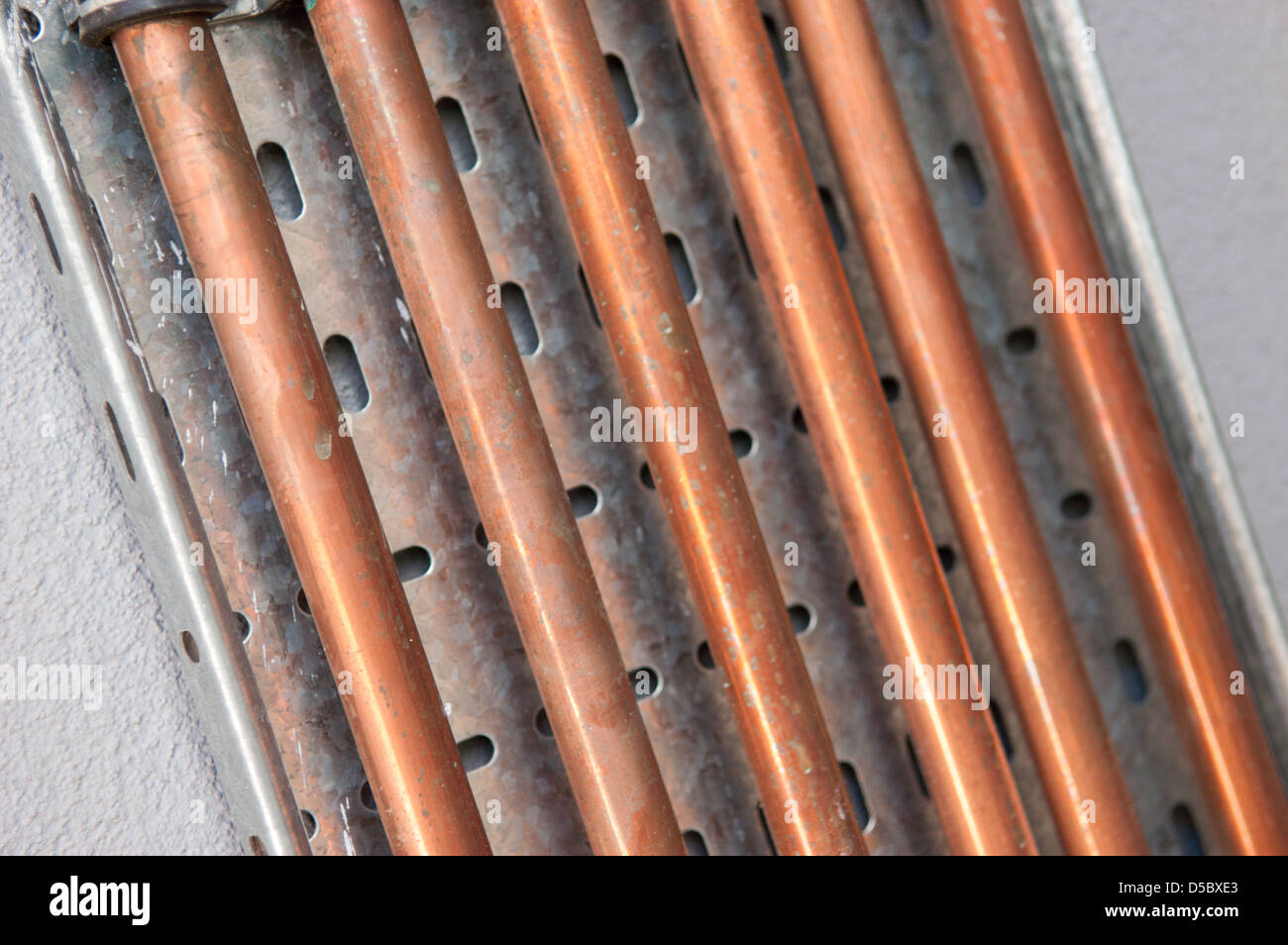 Metal pipes on the wall hi-res stock photography and images - Alamy
