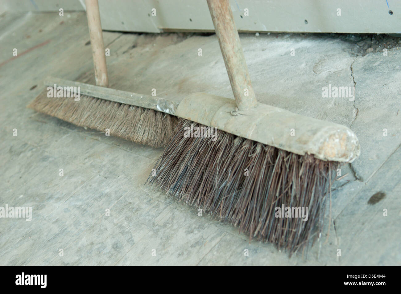 Two brooms hi-res stock photography and images - Alamy