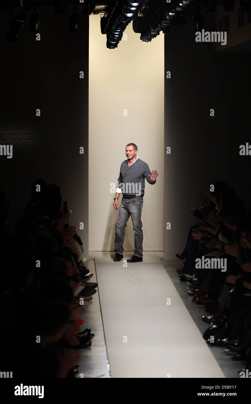Designer Tomas Maier presents his creations for Bottega Veneta during ...