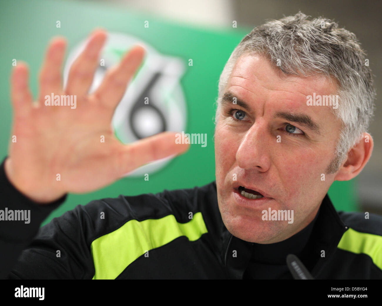 New head coach of Bundesliga soccer club Hanover 96, Mirko Slomka ...