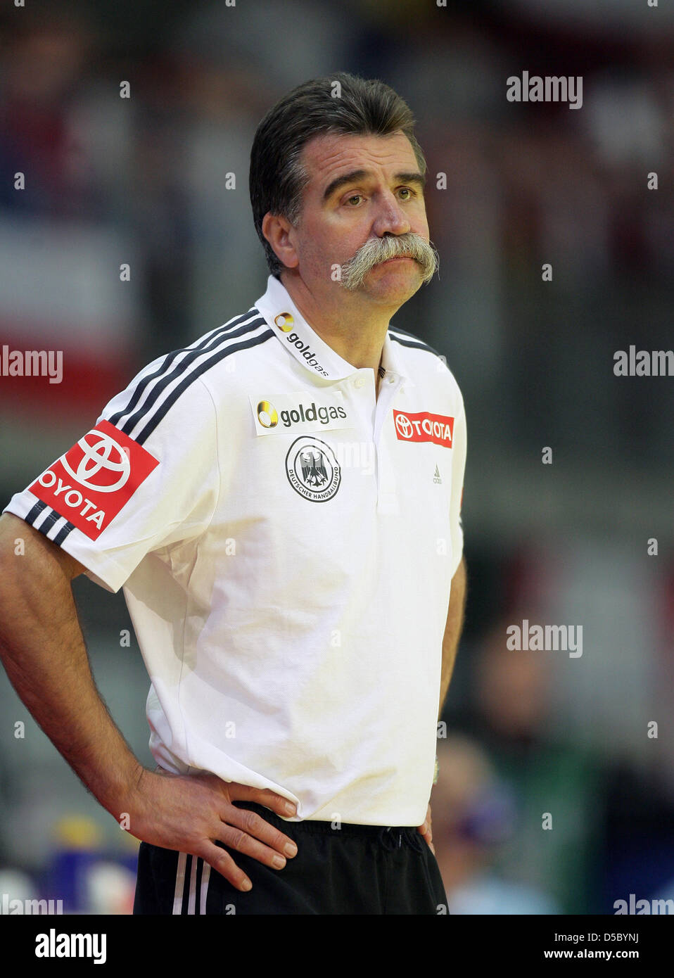Heiner Brand, head coach of Germany's national team seen at the ...