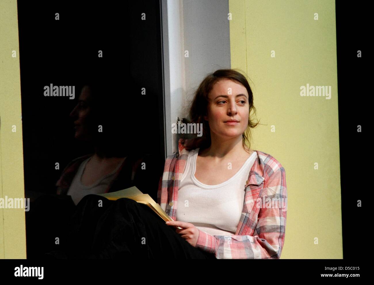 German actress Maren Eggert pictured during rehearsal of 'Adam and Ezra ...