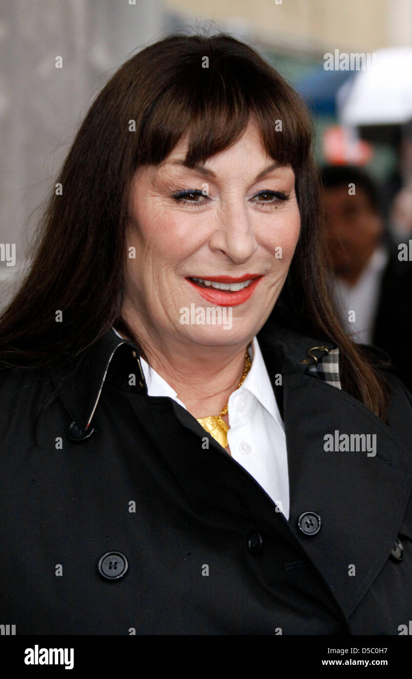 US actress Anjelica Huston attends the ceremony for her new star on the ...