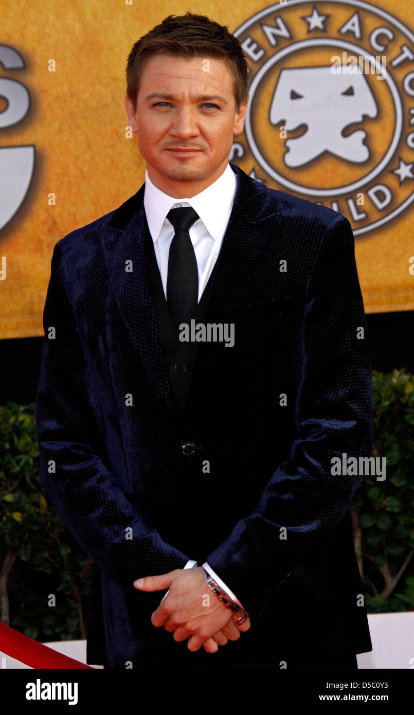 US actor Jeremy Renner attends the 16th Annual Screen Actor's Guild ...