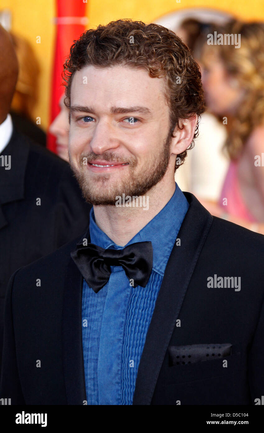 US musician Justin Timberlake attends the 16th Annual Screen Actor's ...