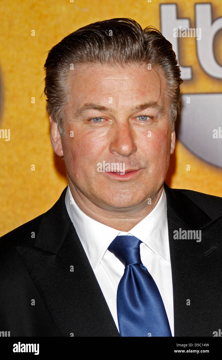 US actor Alec Baldwin poses in the press room at the 16th Annual Screen ...