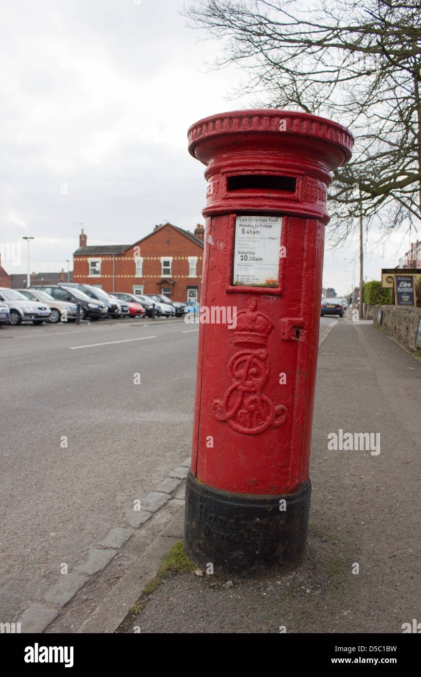 Post box on side of road hi-res stock photography and images - Alamy