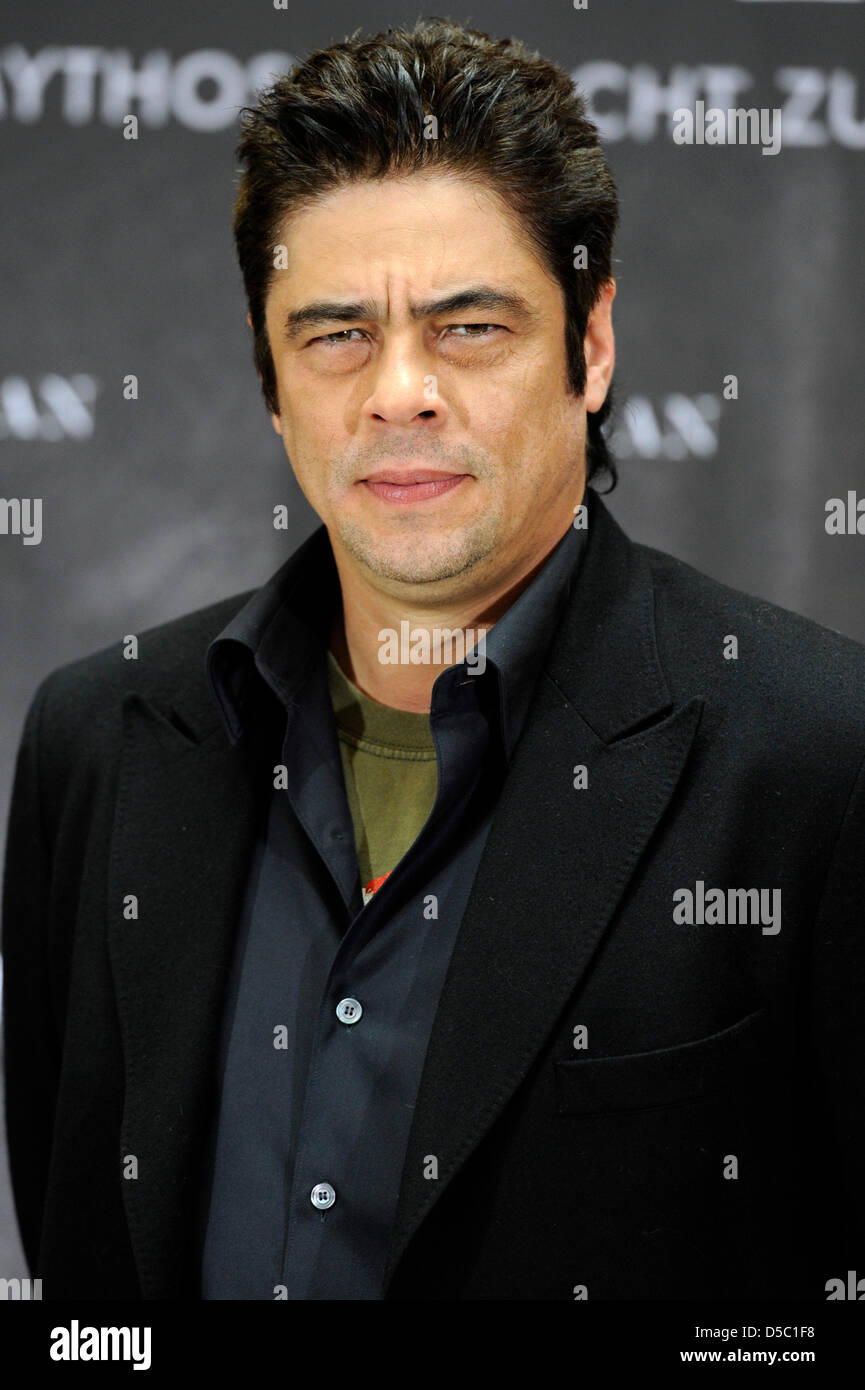 Puerto Rican actor Benicio del Toro attends a photocall on the occasion ...