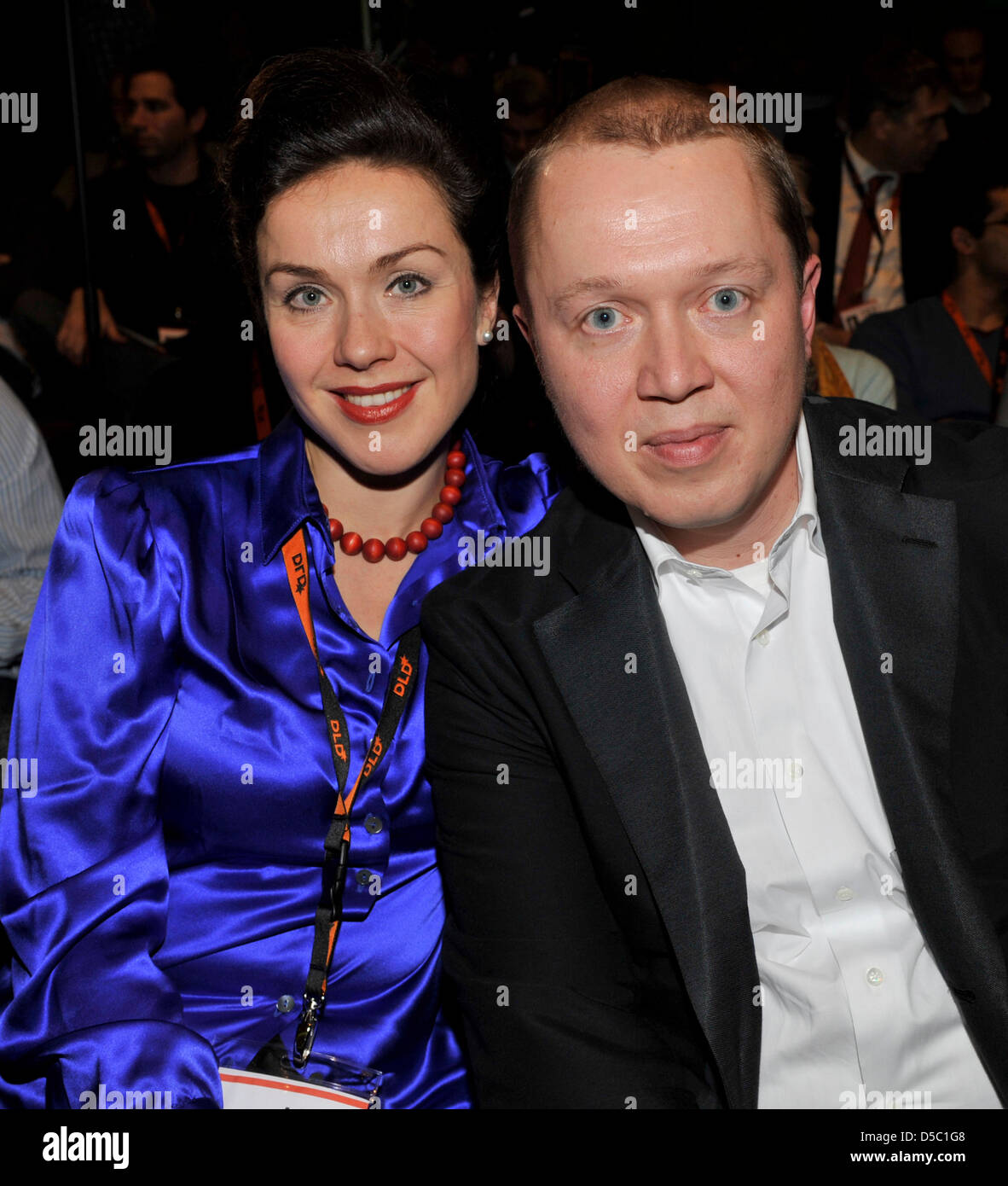 Marko Ahtisaari, director of Design Strategy at Nokia, and his wife ...