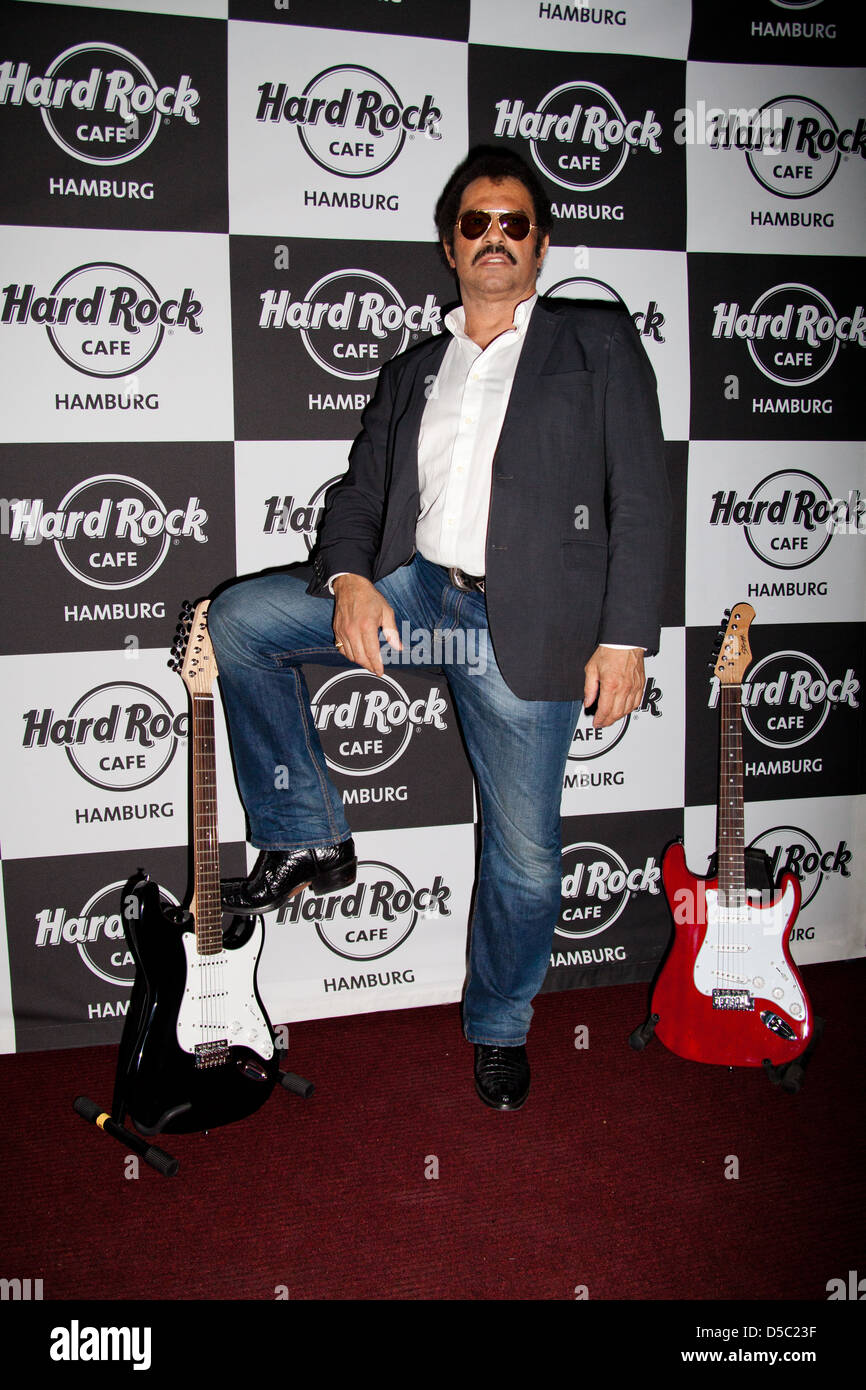 Hamburg legend Karl-Heinz Kalle Schwensen at grand opening of Hard Rock ...