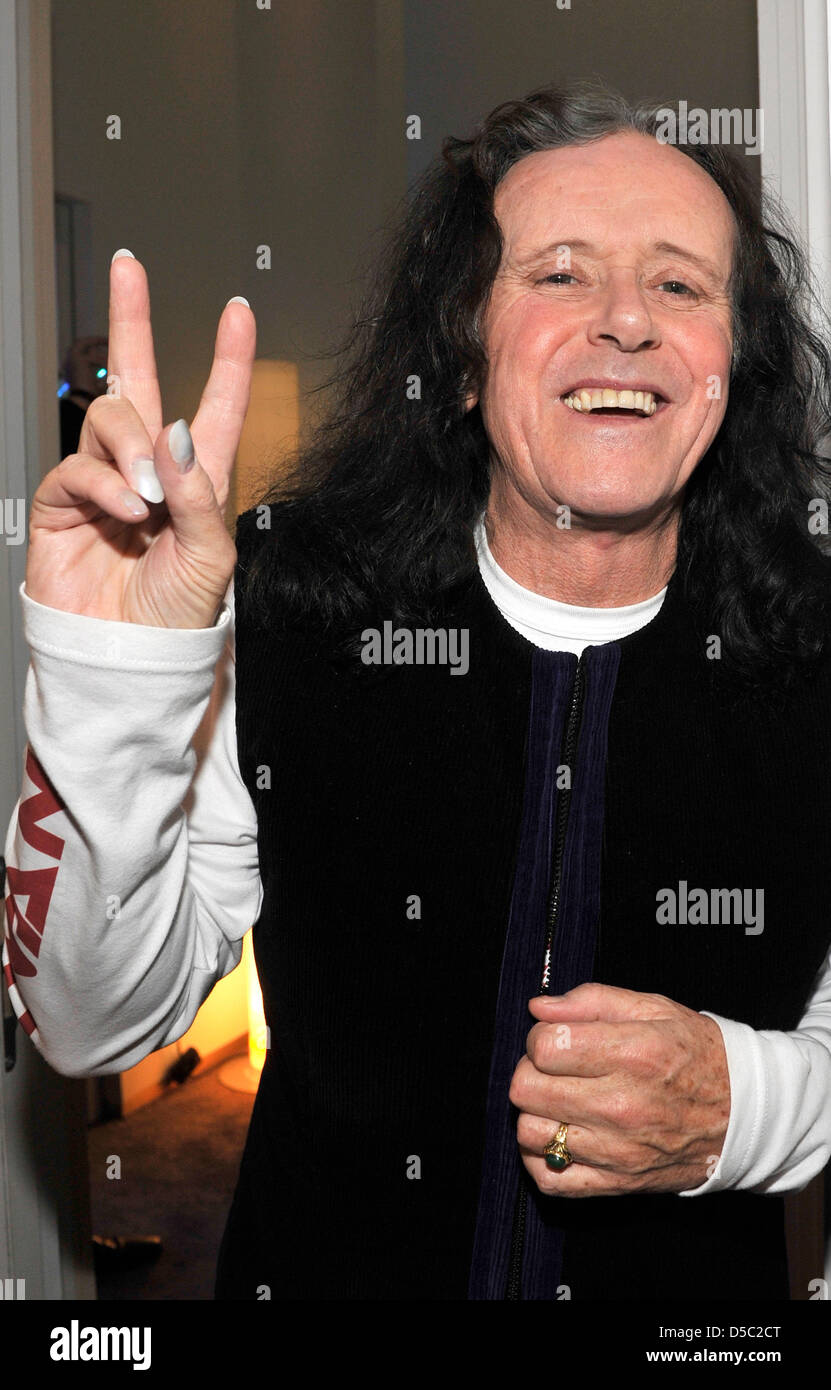 Musician Donovan poses at the innovation fair Digital-Life-Design (DLD ...