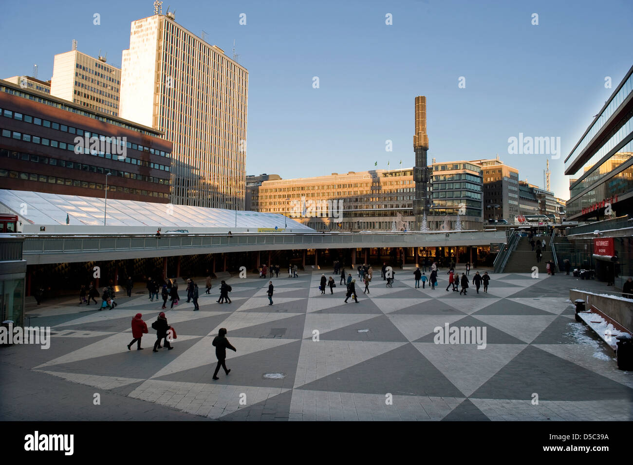 Sergels torg (in English: Sergel's Square), the most central public ...