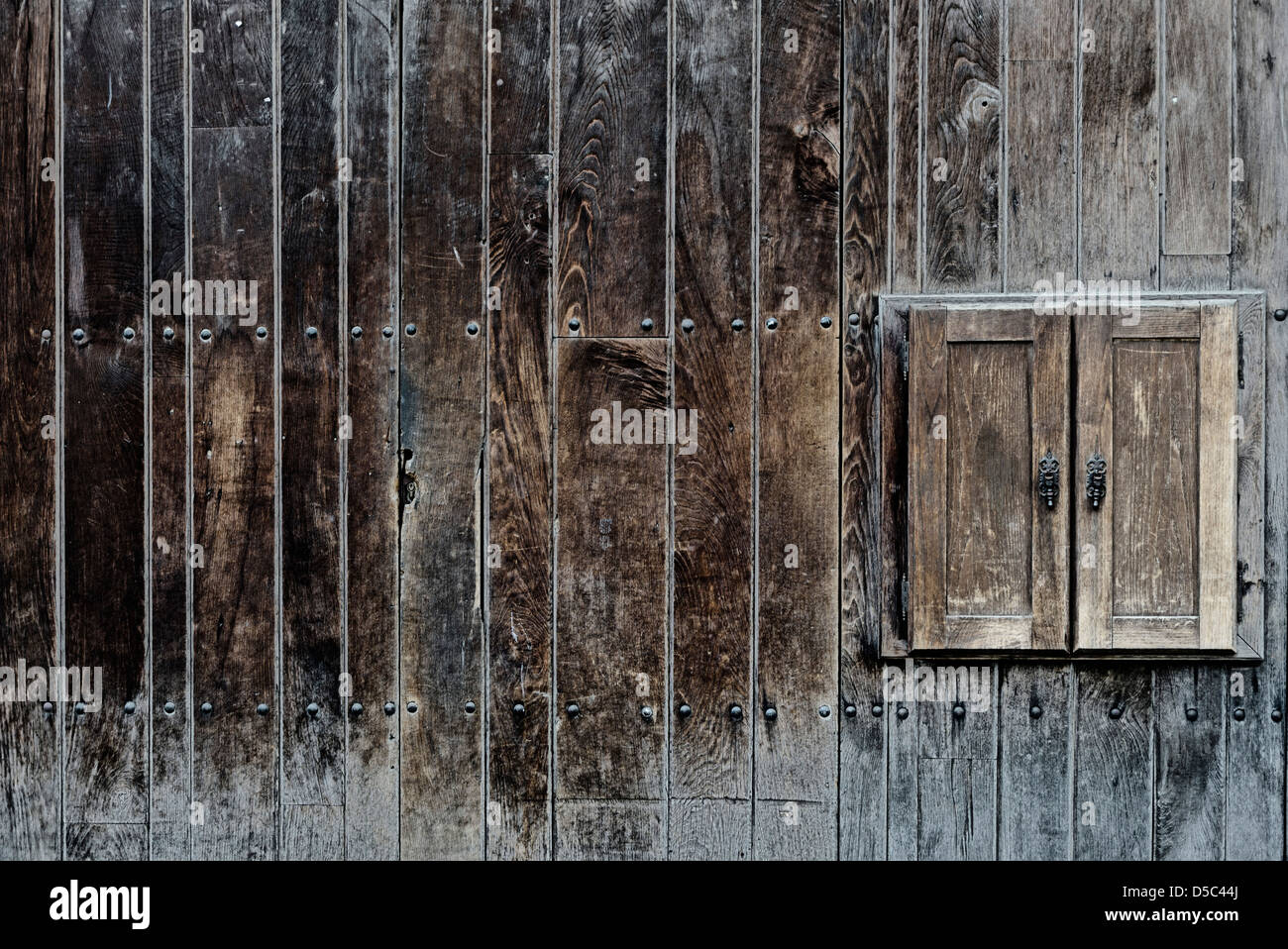 Rustic shutters hi-res stock photography and images - Alamy