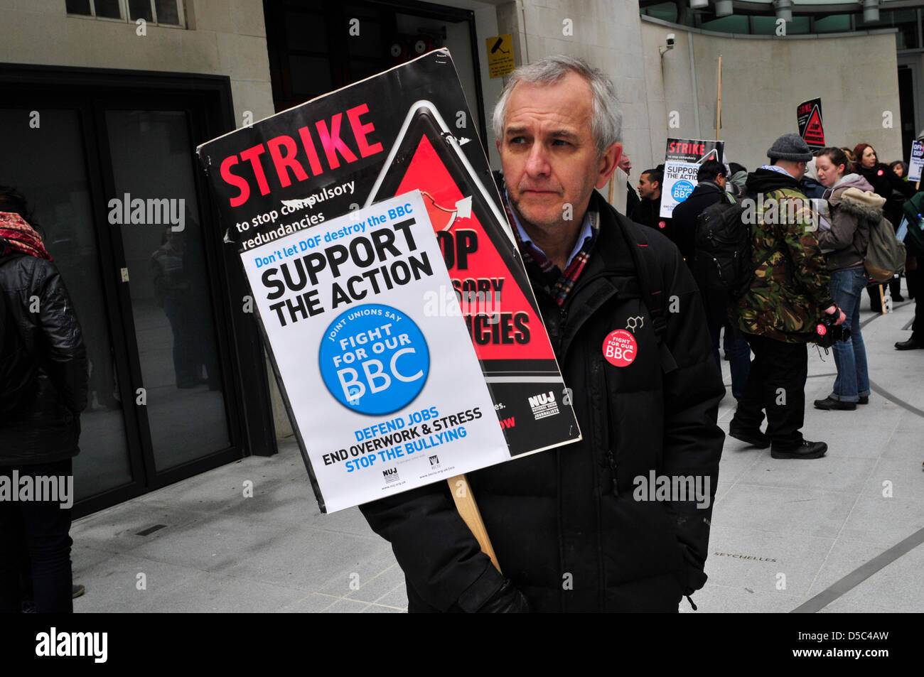 Bbc strike action hi-res stock photography and images - Alamy