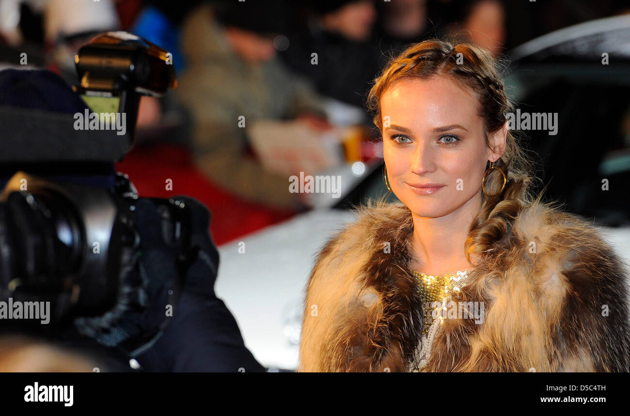 German actress Diane Kruger arrives for the 45th Golden Camera award in ...