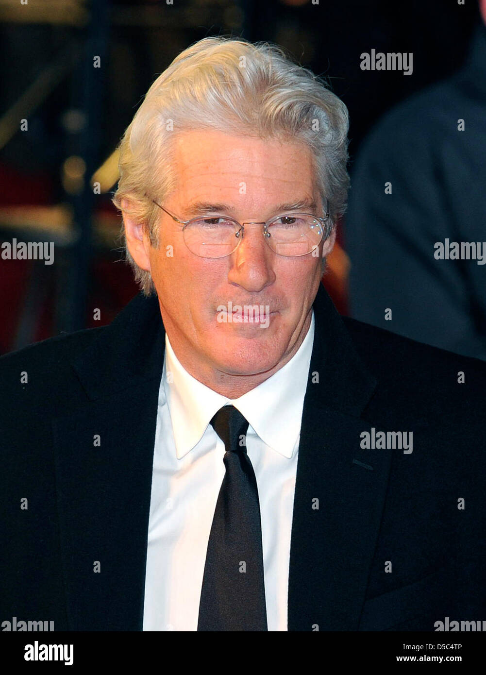 US actor Richard Gere arrives for the 45th Golden Camera award in ...