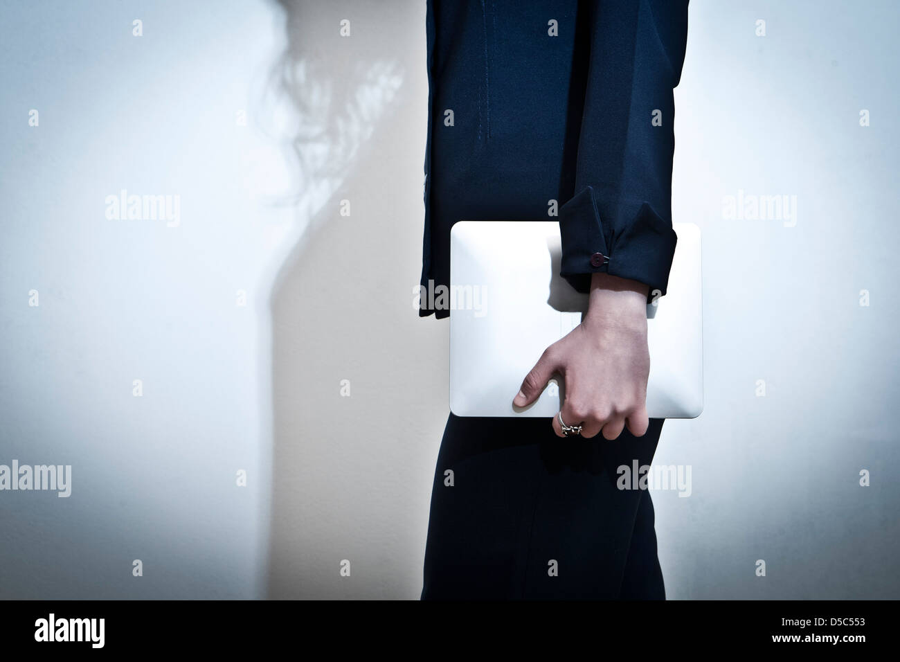 woman with tablet Stock Photo - Alamy