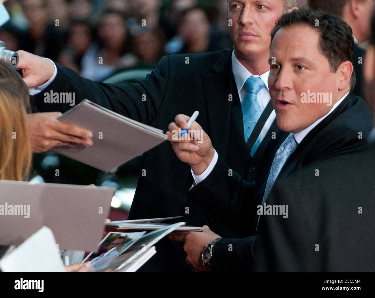 John Favreau at the German premiere of "Cowboys & Aliens" at CineStar ...