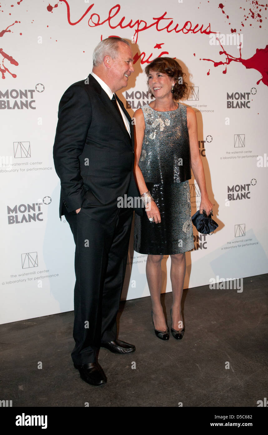 Robert Wilson, Princess Caroline of Monaco at a charity dinner at ...