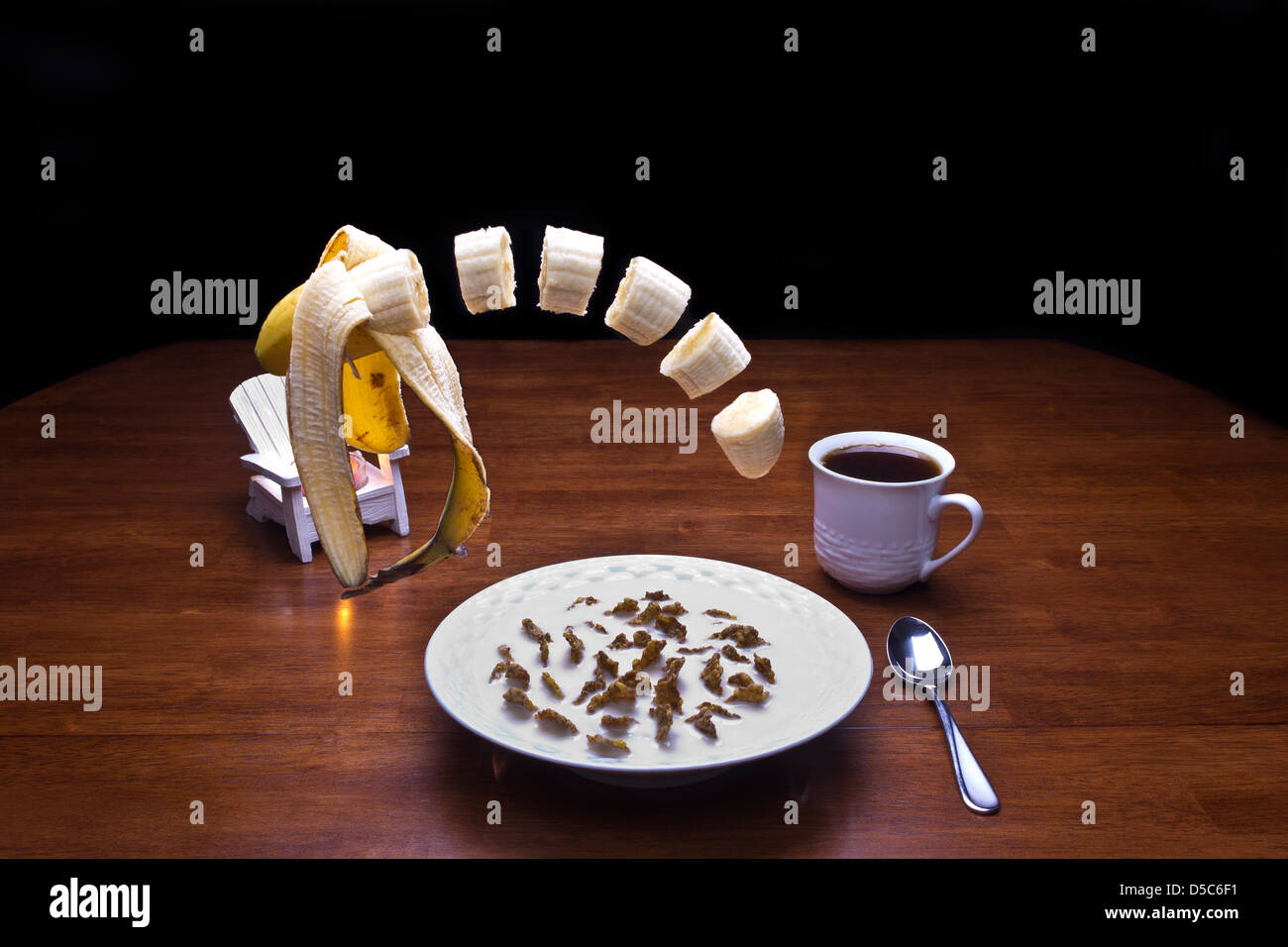 Flying banana hi-res stock photography and images - Alamy