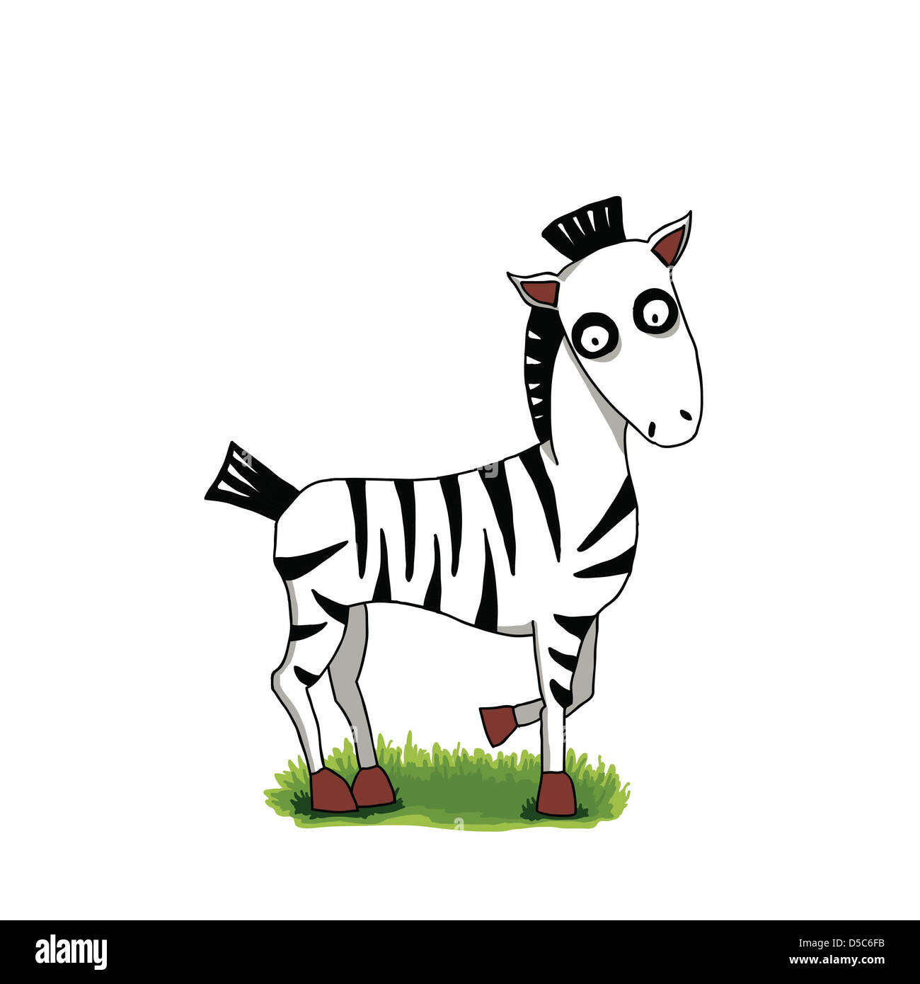 Cartoon zebra Cut Out Stock Images & Pictures - Alamy