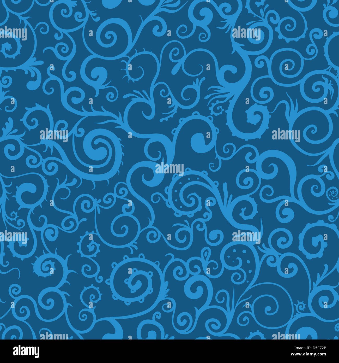 Seamless swirl pattern hi-res stock photography and images - Alamy