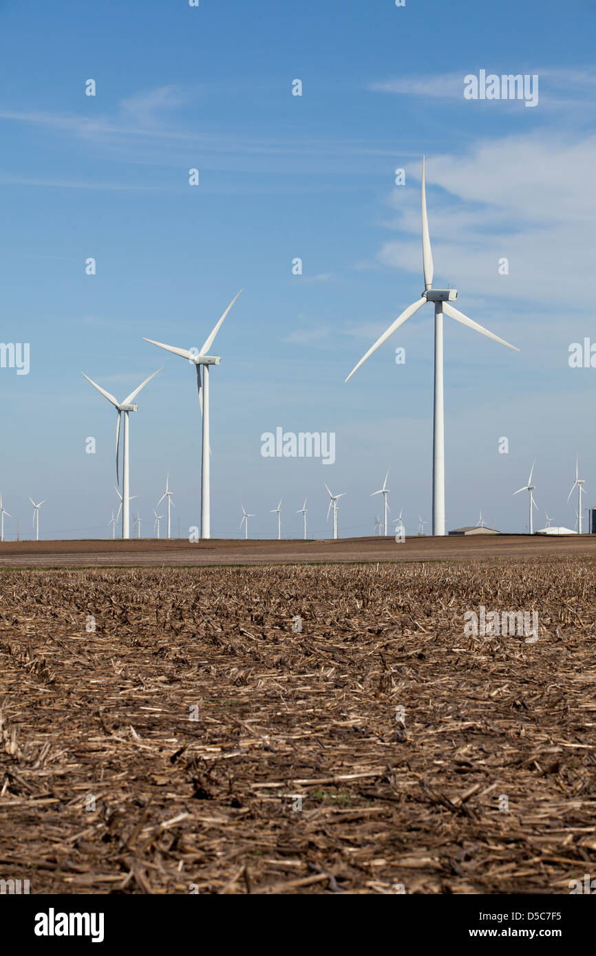 A windmill park, Dwight, Illinois, USA Stock Photo - Alamy