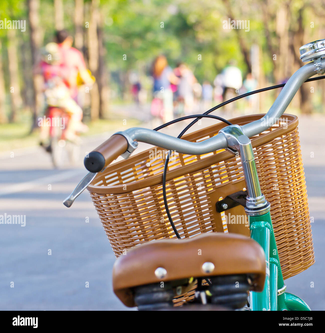 Road bicycle ride in park hi-res stock photography and images - Alamy