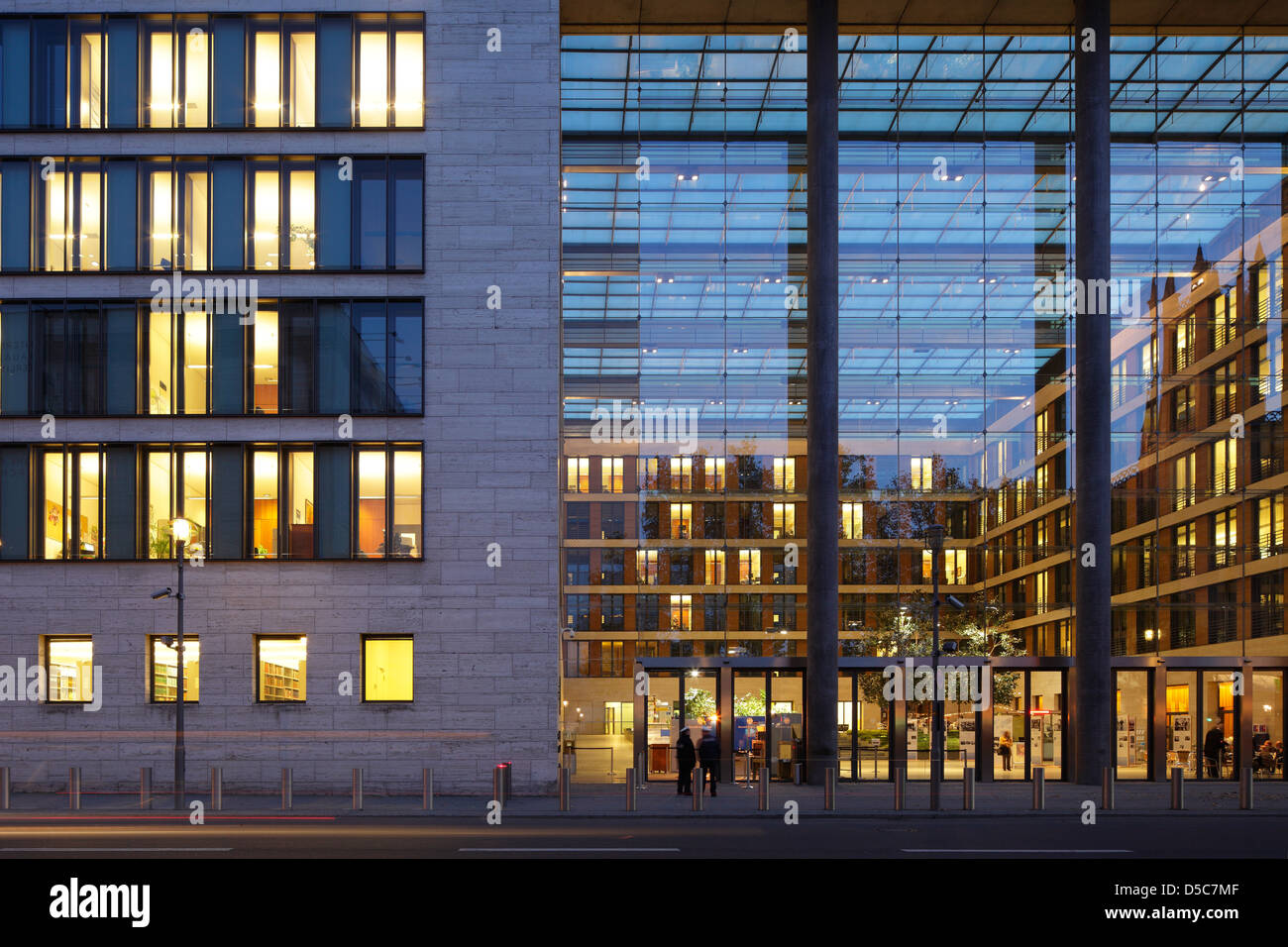Berlin, Germany, the Foreign Office at dusk Stock Photo - Alamy
