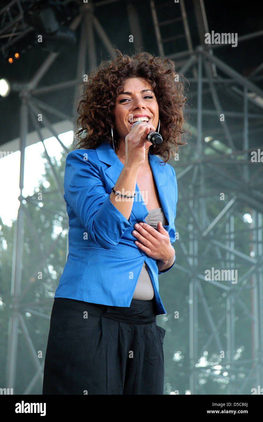 Edita performing live at Audi rs2 Sommerfestival concert at Wuhlheide ...