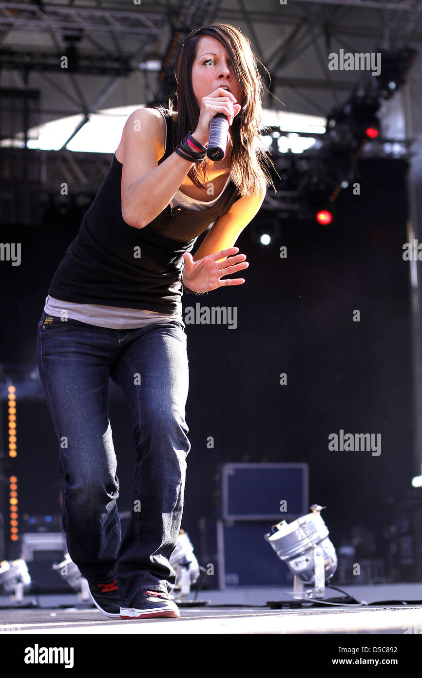 Christina Stuermer performing live at Audi rs2 Sommerfestival concert ...