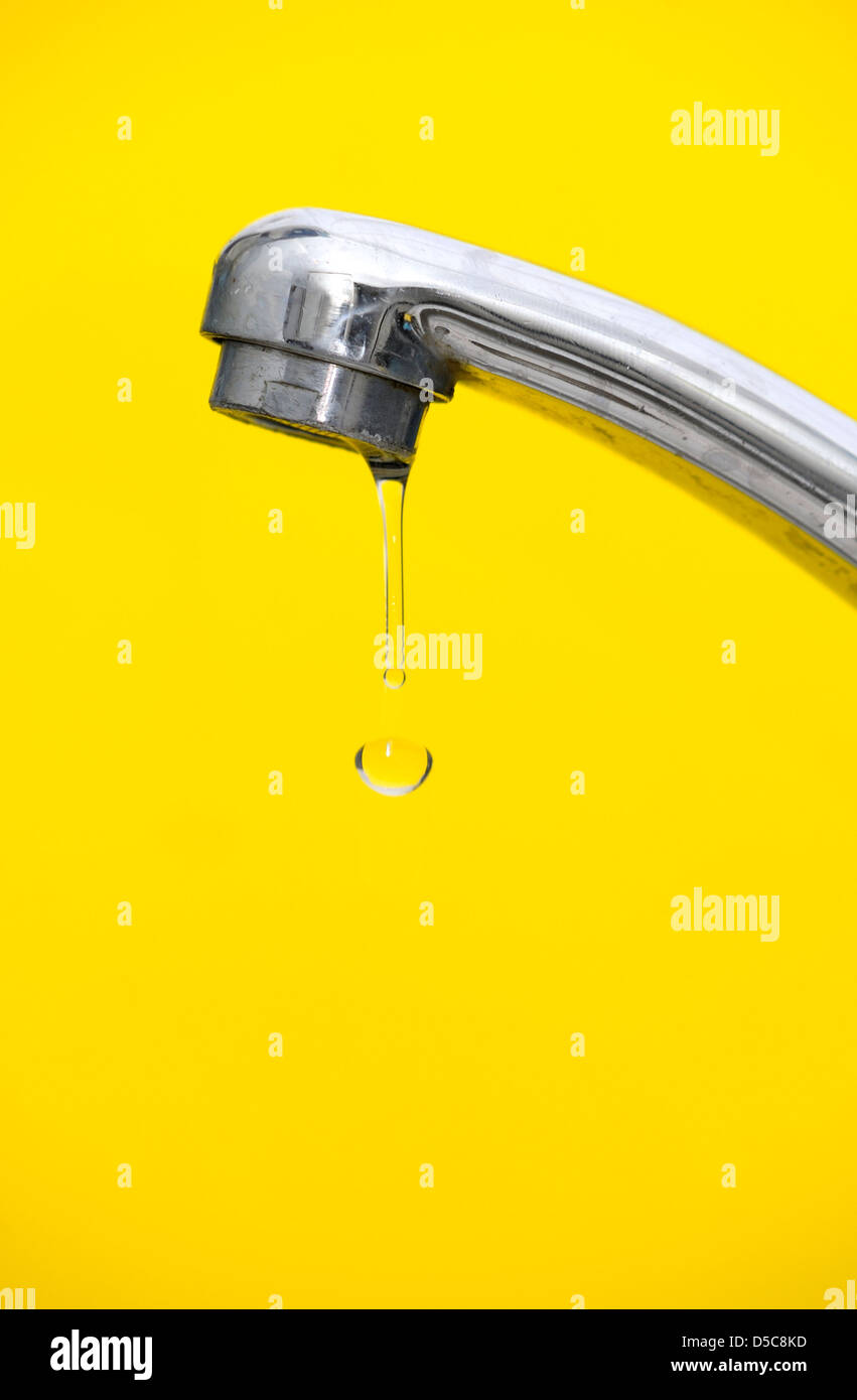 Tap and water droplets Stock Photo - Alamy