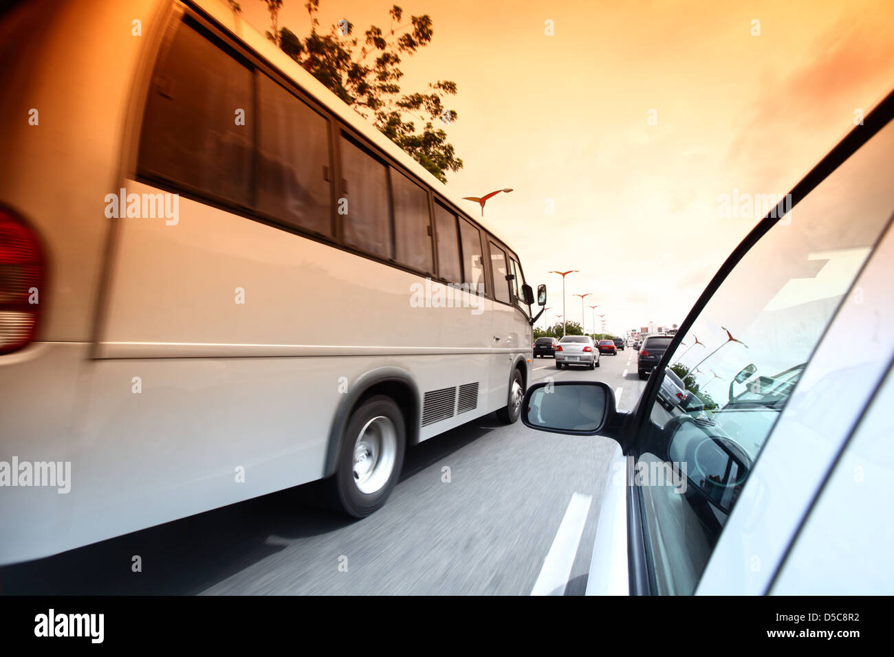 speedy day drive on car Stock Photo - Alamy