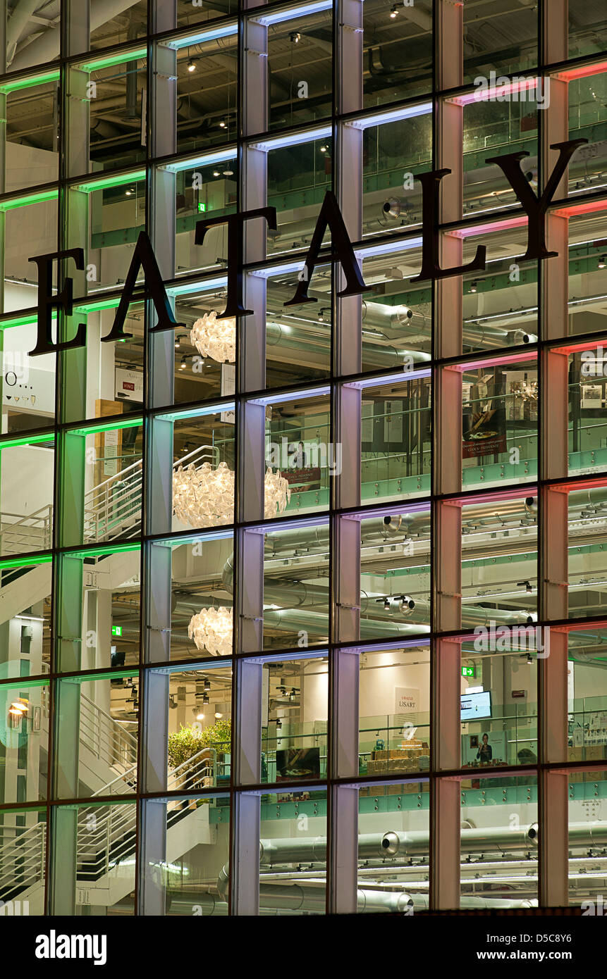 Exterior View of Eataly Rome. The Former Terminal of Ostiense. Rome ...