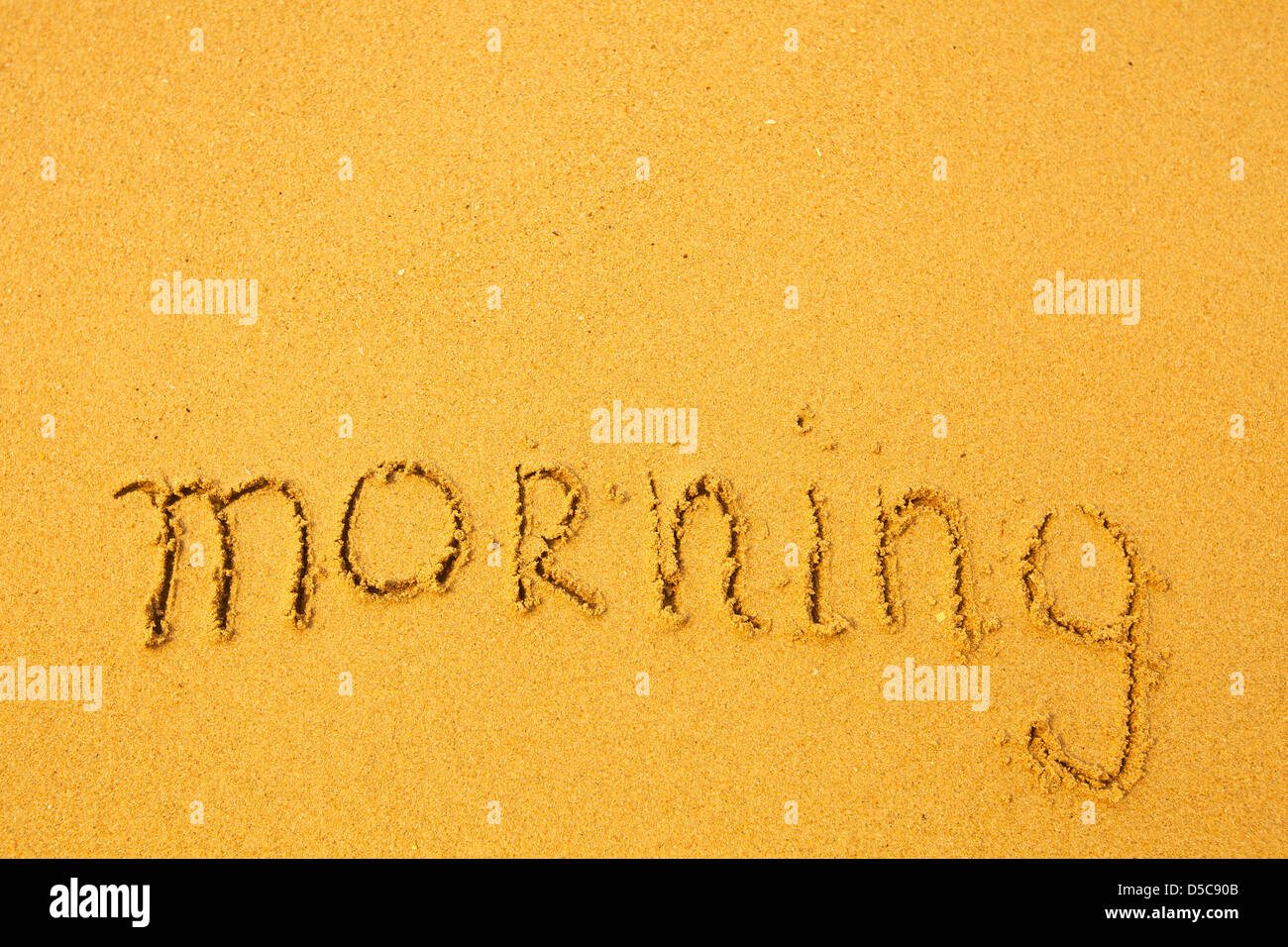 Welcome texture on sand hi-res stock photography and images - Alamy