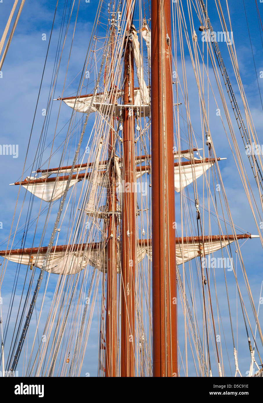 Furled sails hi-res stock photography and images - Alamy
