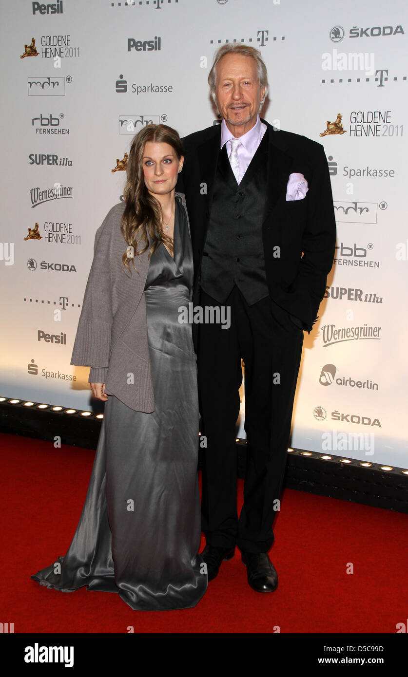 Reiner Schoene and Anja Schoene at the award show "Goldene Henne" at ...