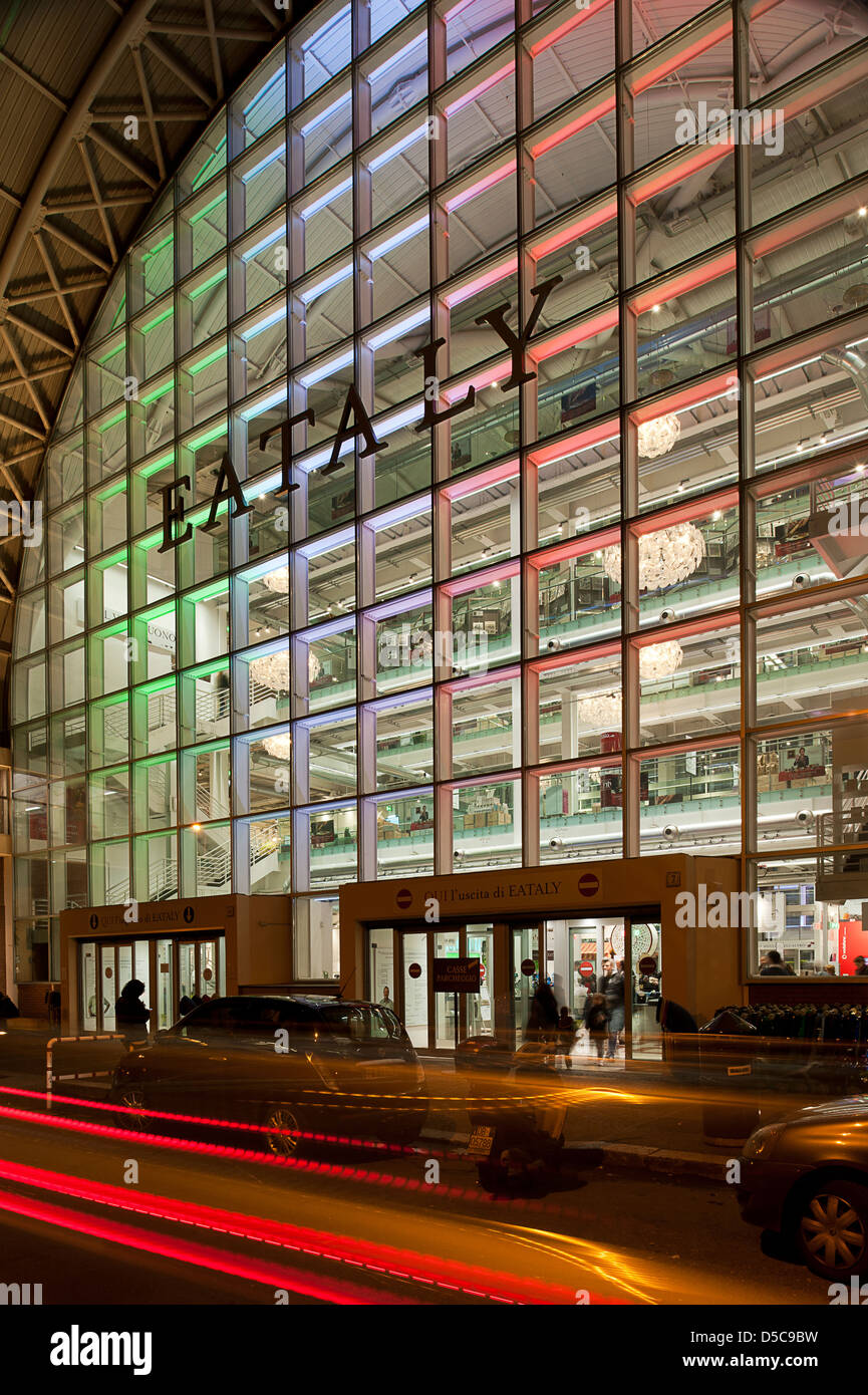 Exterior View of Eataly Rome. The Former Terminal of Ostiense. Rome ...
