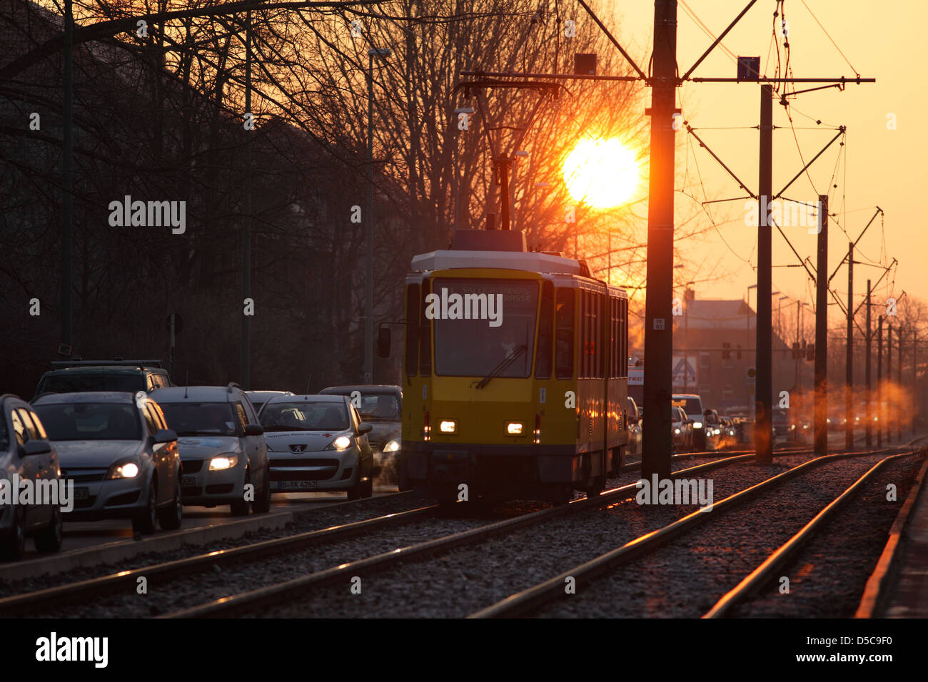 Berlin germany traffic congestion in hi-res stock photography and ...